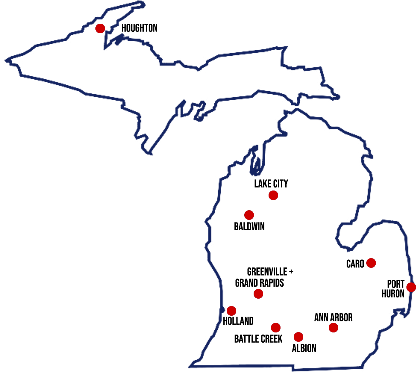 Course Locations | MDFI