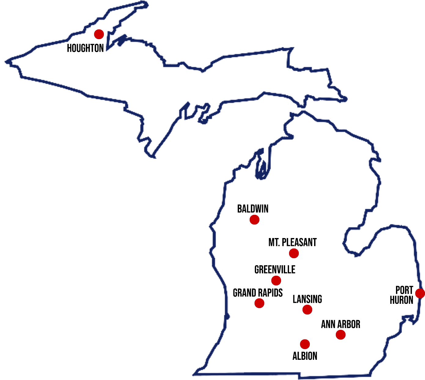 Course Locations | MDFI